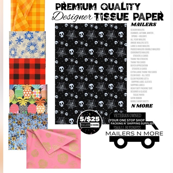 Mailers N More | Office | New Posh Tissue Paper Premium Quality Tissue ...